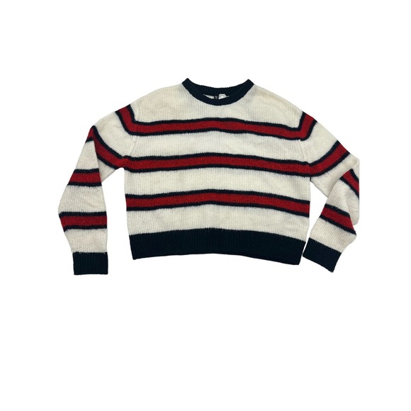 Divided | Sweaters | Divided Red White Blue Crew Neck Sweater | Poshmark